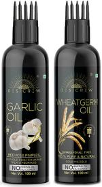 Buy Desi Crew 100 Percent Pure Garlic and Wheatgerm Hair with Comb ...