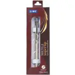 Buy Linc Signetta Supertip Ball Pens, Blue Ink, 0.7 mm Tip, Silver Body ...