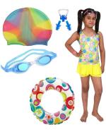 Buy The Morning Play Multicolor Polyester, Silicon 1 Swimming Costume ...