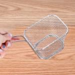 Buy Olrada Stainless Steel Mini Mesh Wire French Fry Chips Square 1Pc ...