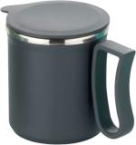 Buy Tirth Unbreakable Insulated Double Wall Black Stainless Steel Milk ...