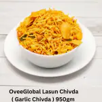 Buy OveeGlobal Lasun Chivda Traditional Indian Namkeen and Snacks ( Garlic Chivda ) 900gm Online ...