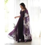 Buy DHARMA ENTERPRISE NEW HEVVY FOX GEORGETTE GOWNS WITH DIGITAL PRINT Online at Best Prices in ...