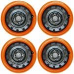 Buy PRIGAN Orange 14 Inch Ring Style Wheel Cover (Available in 14, 13 ...