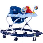 Buy Baybee Blue Woody Musical Baby Activity Walker with Adjustable ...