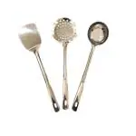 Buy Myaka 100% Stainless Steel Heavy Gauge Laddle, Skimmer, Tabita ...