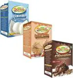 Buy Dharmasut Vanilla, Butterscotch, Chocolate Ice Cream Powder, 100 G ...