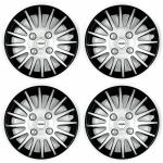 Buy PRIGAN Hyundai Eon (Magna and Era) Black Silver Wheel Cover 13" for ...