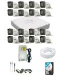 Buy HIKVISION HIKVISION SK 16 Channel DVR with 5 MP 16 Bullet Cameras ...