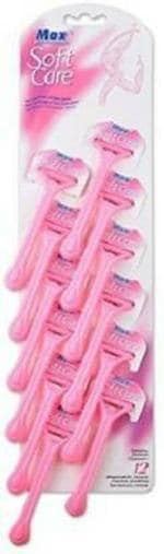 Buy HNB23 Max Disposable Soft Care Hair Removing Razor for Women Pink ...