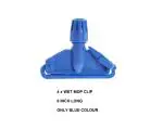Buy TARGET HYGIENE Wet Mop Clip Lock (6 Inch, Blue) (Pack of 4) Online ...