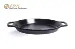 Buy GPAN 9' Fish Fry Pan Cast iron Pack of 1 Online at Best Prices in ...