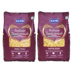 Buy Keya Durum Wheat Pasta Combo | Spirali Fusilli Pasta x 1, Chifferi ...