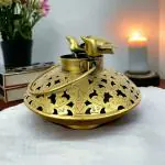 Buy GHAR DECOR INDIA Metal Handpainted Creatives Degchi/Handi Dhoop T ...