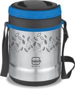 Buy BASIK Premier Stainless Steel Insulated Lunch Box, Blue 3 ...