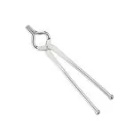 Buy KUBAVA Stainless Steel Kitchen Sansi, Sandasi, Tong, Chimta, Round ...