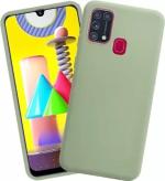 Buy Newselect Samsung Galaxy F41, Samsung Galaxy M31 Green Rubber Back ...