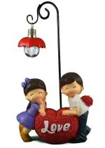 Buy Make A Wish Snowbird Multicolor Resin Couple Showpiece Best ...