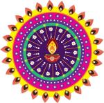 Buy god and gods Multicolor PVC Vinyl Wall Sticker, 51 cm Online at ...