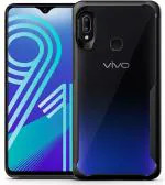 Buy Mcase Black Plastic, Silicon Back Cover For Vivo Y91 (Model - Eagle ...