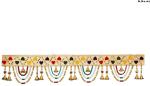 Buy AGENZIA EXIM Stylish Moti & Bell Cotton Hanging Main Gate Toran ...