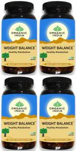 Buy Organic India Weight Balance Capsule Ayurvedic Medicine (4 Packs ...