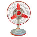 Buy Lovely Solar Fan - DC 12Volt 21Watt 9" Neno Table Fan (1 Speed, Red ...