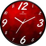Buy IIK Collection Plastic Red Standard Analog Clock With Glass, 28 X 6 ...