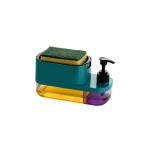 Buy ROMJ Soap Pump Dispenser Dish Soap Liquid Dispenser Sponge Holder ...