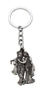 Buy Fine Blessings Radha Krishna Metal Keychain Online at Best Prices ...