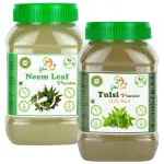 Buy Glow Lush Organic Neem & Tulsi Powder's, Herbal Hair Pack (150gm ...