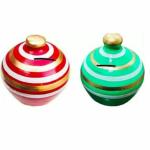 Buy HC THE CRAFTS Clay Gullak color red green pack of 2 Coin Bank (Red ...