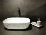 Buy DELTA SANITARYWARE White Ceramic Designer Wash Basin With Waste ...