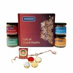 Buy Keeros Healthy Rakhi Gift Hamper for Brother/Sister with Rakhi Roli ...