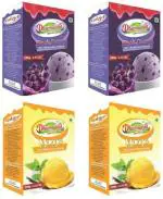 Buy Dharmasut Black Currant, Mango Ice Cream Powder, 100 G Each (Combo ...