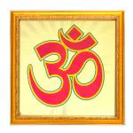 Buy Hawai 24k Gold Plated Om Photo Frame for Home Office Puja Ghar ...