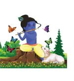 Buy god and gods Multicolor Rectangular PVC Vinyl Wall Sticker, 45 cm ...