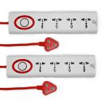 Buy JORJIS DUA 2-Pin 2-Meter Extension Board with Indicator/Spike Guard ...
