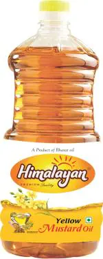 Buy Himalayan Yellow Mustard Oil 2 Litre Fortified with Vitamin A & D ...