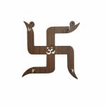 Buy AARUSHI UNIQUE CRAFTS keyholder Wooden Swastik Decorative Wood Key ...