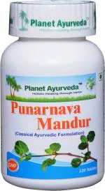 Buy Planet Ayurveda Punarnava Mandur Tablets, 120 Tablets (Pack Of 2 ...