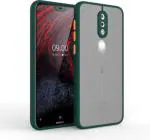 Buy Leyon Green Rubber Back Cover For Nokia 6.1 Plus Online at Best ...