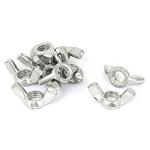 Buy RELY (Pcs-50) M8 Thread Butterfly Wingnut Carbon Steel Zinc Plated ...