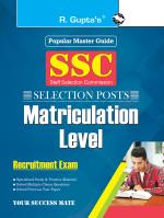 Buy R. Gupta's Popular Master Guide - SSC (Selection Posts) Matriculation Level Recruitment Exam ...