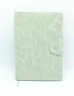 Buy GOLD LEAD A5 Rexine Flooring Button Lock Diary Note Book For Adults ...