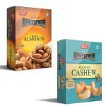 Buy Saanvi LGN Roasted California Badam Giri & Cashew Masala Roasted Combo 500g (250g x 2 ...