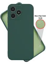Buy HUPSHY Back Cover for realme C53 (Green, Silicon, Pack of: 1 ...