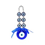 Buy Bless Kraft Evil Eye Hanging Nazar Battu Six Beads For Office Hanging Protection Decorative ...