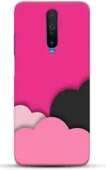 Buy CustomEra Poco X2 Multicolour Pink Colour Cloud Design 3D Printed ...
