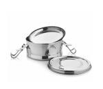 Buy JVL Silver Stainless Steel Small Size Round Single Layer Leakproof ...